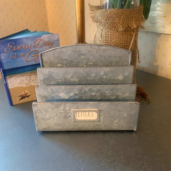 Rae Dunn | Office | Rae Dunn Large Letter Organizer Rustic Metal | Poshmark